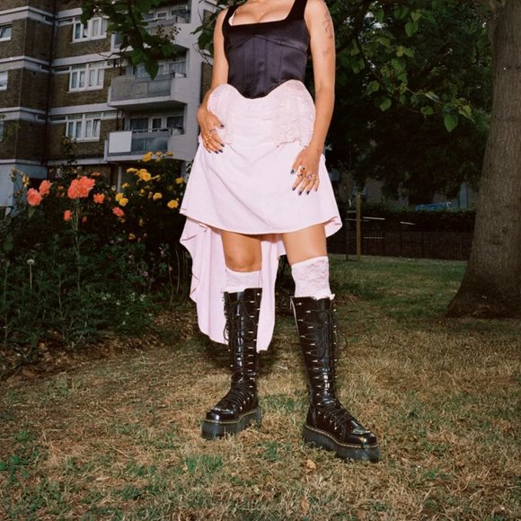 Dr. Martens | Shoes | Dr Martens B6 Max Ltt Knee High Platform Boot ...